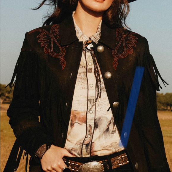 Double D Ranch | Jackets & Coats | Double D Ranch Goatsuede Jacket ...